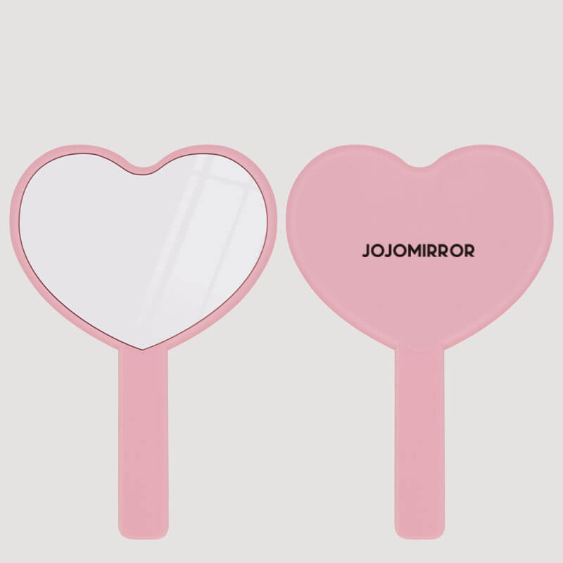 CPM103 Porable heart shape handheld compact makeup Mirror - JoJoMirror